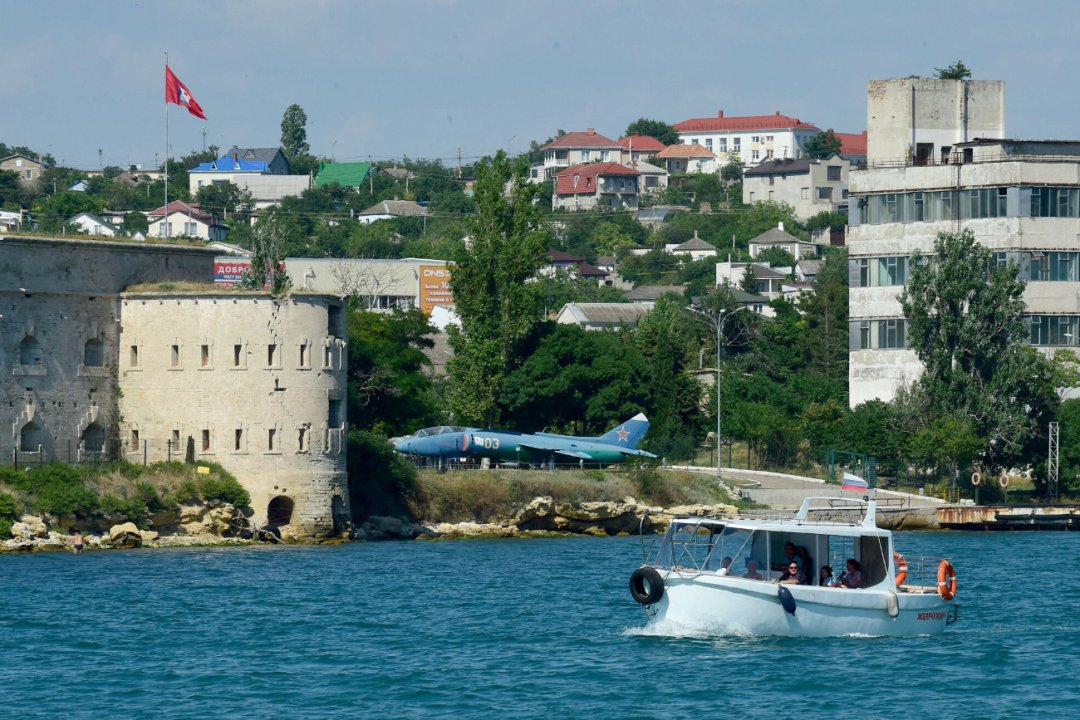 Krym. Wybuchy w Sewastopolu. Celem ataku dowództwo Floty Czarnomorskiej ...