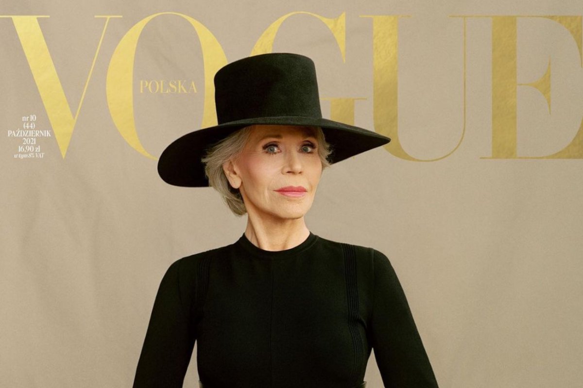 Jane Fonda na okładce "Vogue Polska" wpiera kobiety i chwali odwagę ...