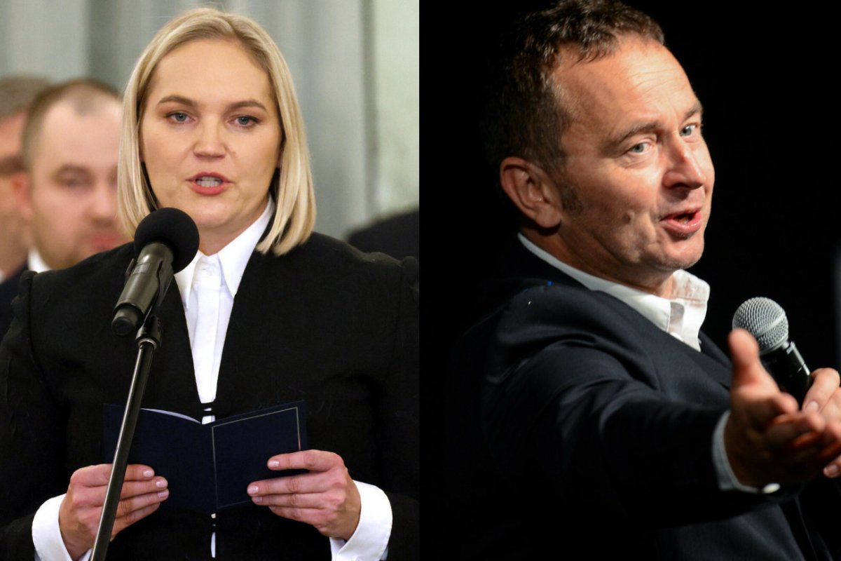 Rybarski żartuje z Chorosińskiej: Teraz będzie grany serial M jak mem ...