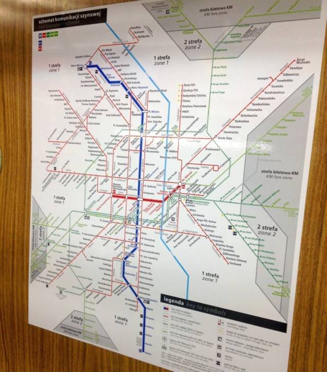 Dwie linie metra na nowych schematach. Warszawiacy: bardzo czytelne ...