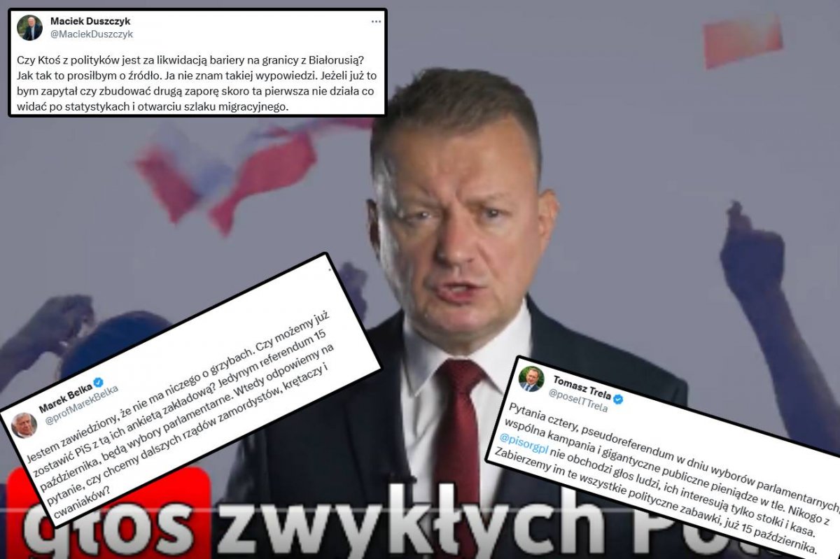 Pytania referendalne w Polsce. Ostre komentarze polityków | naTemat.pl