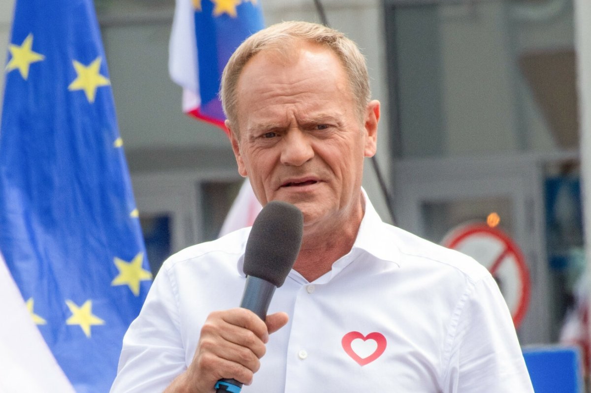 Donald Tusk w Ostródzie. "Rudy przyjechał do Ostródy" | naTemat.pl