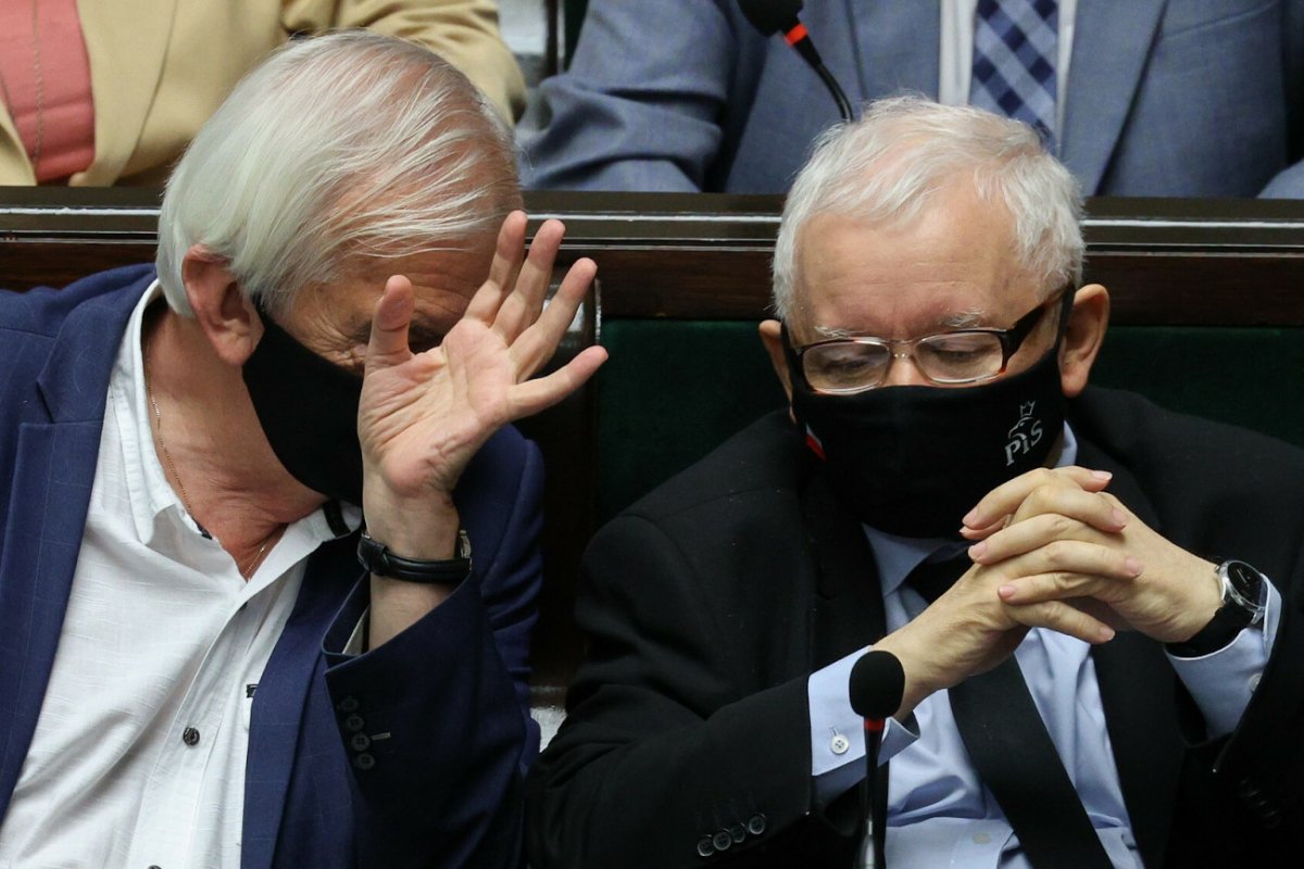 Terlecki tłumaczy stan zdrowia Kaczyńskiego. "Może prezes był zmęczony ...