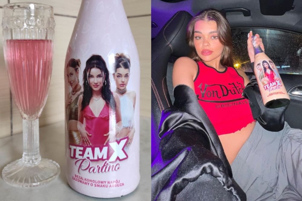 Team X Partino – "szampan" od influencerów. Tak dzieci uczą się pić alkohol | naTemat.pl