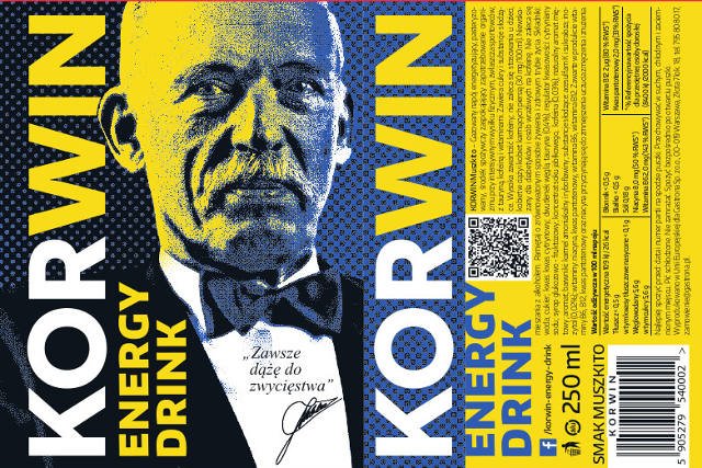 To nie żart. Napój energetyzujący Korwin Energy Drink trafił do ...